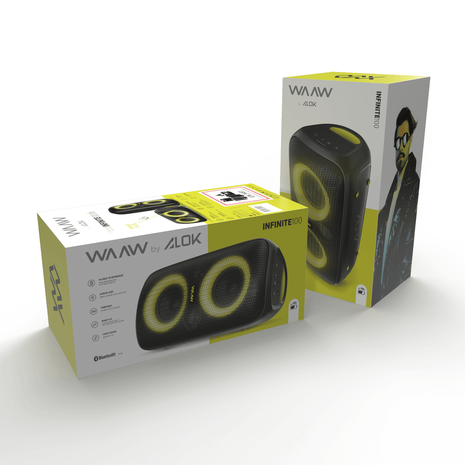 Caixa de Som Grande: INFINITE 100 sound box | WAAW by Alok