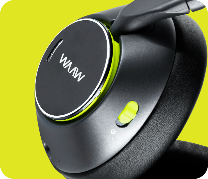 Fone de Ouvido Bluetooth: SENSE 210 Over Ear | WAAW by Alok